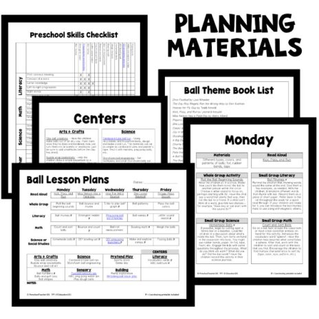 Ball Theme Preschool Classroom Lesson Plans - Preschool Teacher 101