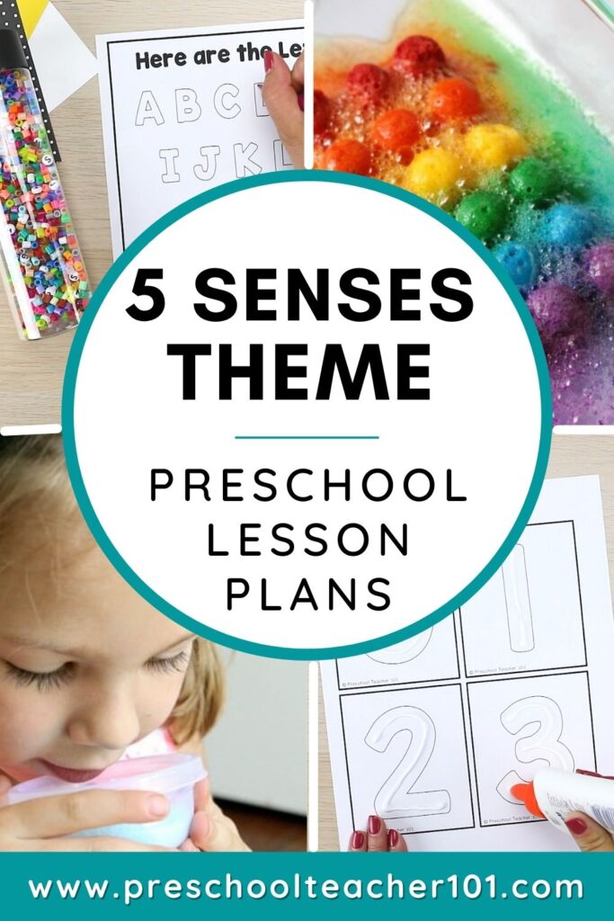 5 Senses Theme Preschool Classroom Lesson Plans