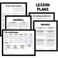 Chrysanthemum Preschool Classroom Lesson Plans