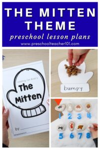 The Mitten Preschool Classroom Lesson Plans - Preschool Teacher 101