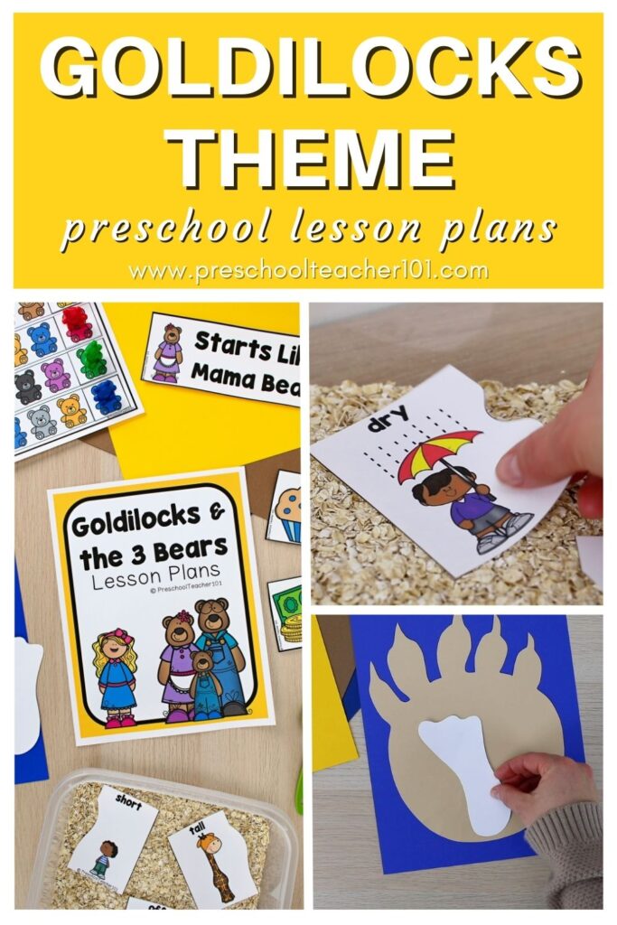 Goldilocks Preschool Classroom Lesson Plans - Preschool Teacher 101