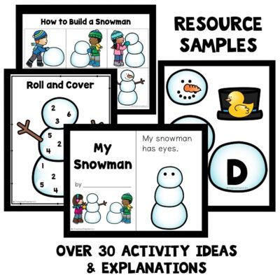 Snowman Theme Preschool Classroom Lesson Plans