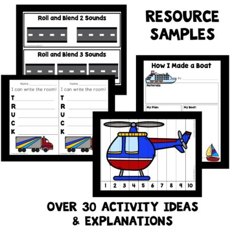 Transportation Theme Preschool Classroom Lesson Plans - Preschool ...