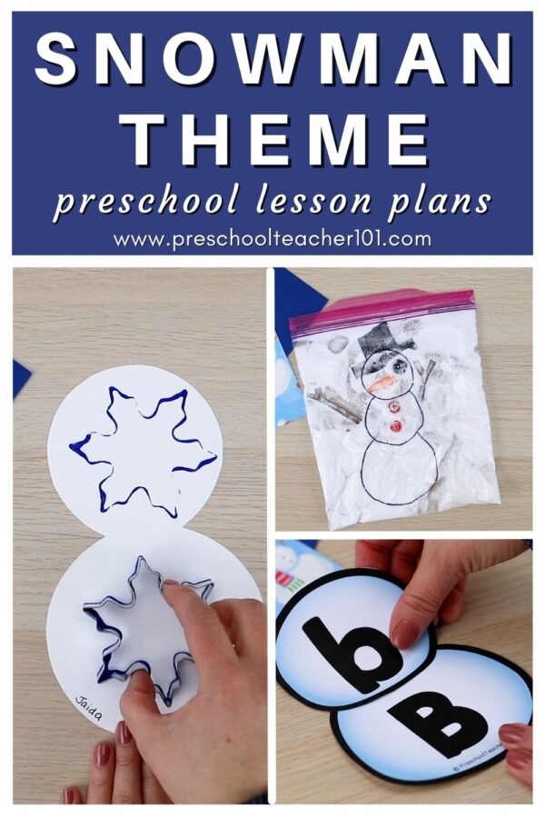 Snowman Theme Preschool Classroom Lesson Plans