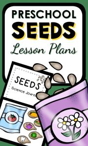 Seed Theme Preschool Classroom Lesson Plans - Preschool Teacher 101