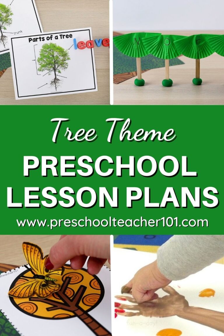 Tree Theme Preschool Classroom Lesson Plans - Preschool Teacher 101