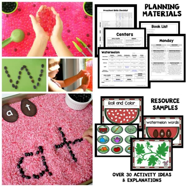 Watermelon Theme Preschool Classroom Lesson Plans - Preschool Teacher 101