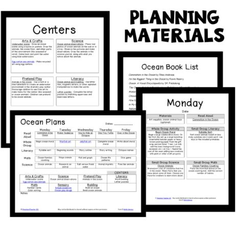 Ocean Theme Preschool Classroom Lesson Plans - Preschool Teacher 101