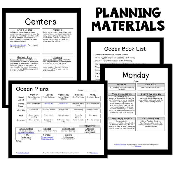 Ocean Theme Preschool Classroom Lesson Plans Preschool Teacher 101 Ocean Theme Preschool Classroom Lesson Plans Preschool Teacher 101