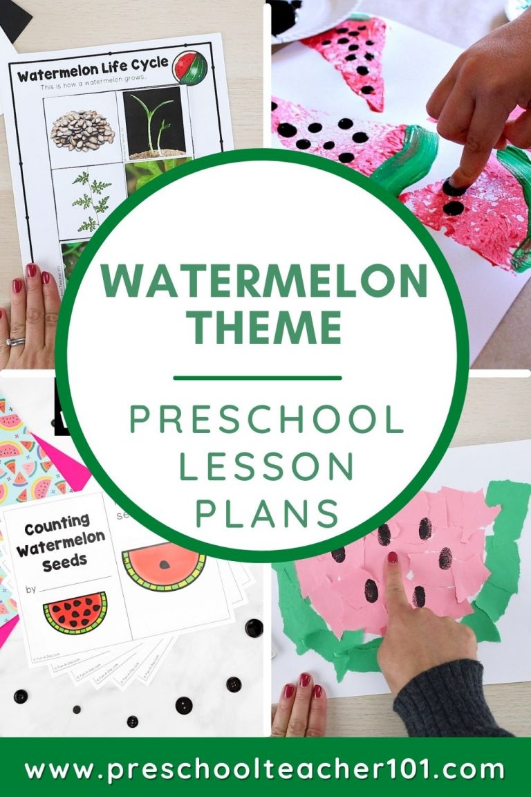 Watermelon Theme Preschool Classroom Lesson Plans - Preschool Teacher 101