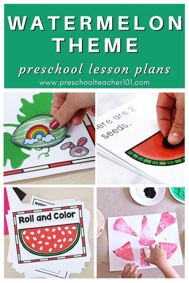 Watermelon Theme Preschool Classroom Lesson Plans - Preschool Teacher 101