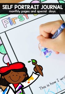 Monthly Preschool Self Portrait Journal - Preschool Teacher 101