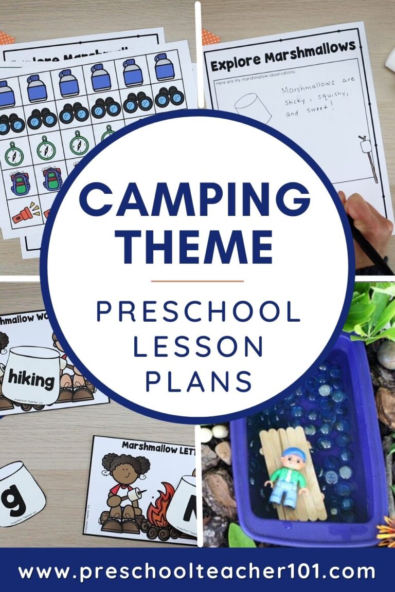 Camping Theme Preschool Classroom Lesson Plans - Preschool Teacher 101