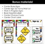 Preschool Centers Guide with Center Signs - Preschool Teacher 101