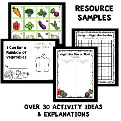 Vegetable Theme Preschool Classroom Lesson Plans - Preschool Teacher 101