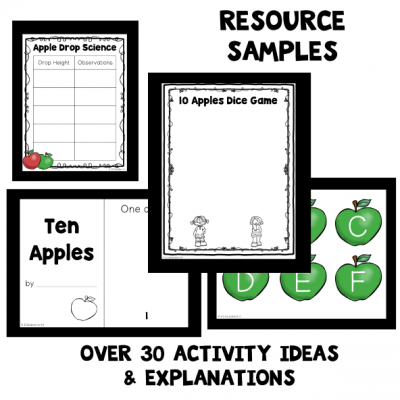 Ten Apples Theme Preschool Classroom Lesson Plans - Preschool Teacher 101