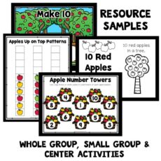 Ten Apples Theme Preschool Classroom Lesson Plans - Preschool Teacher 101