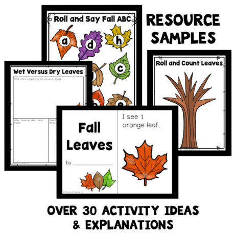 Fall Leaf Theme Preschool Classroom Lesson Plans