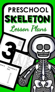 Skeleton Theme Preschool Classroom Lesson Plans - Preschool Teacher 101