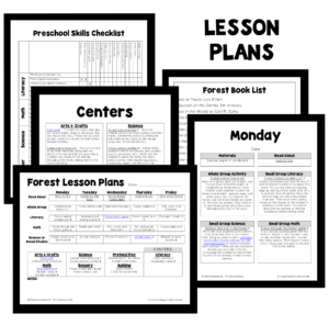 Forest Theme Preschool Classroom Lesson Plans - Preschool Teacher 101