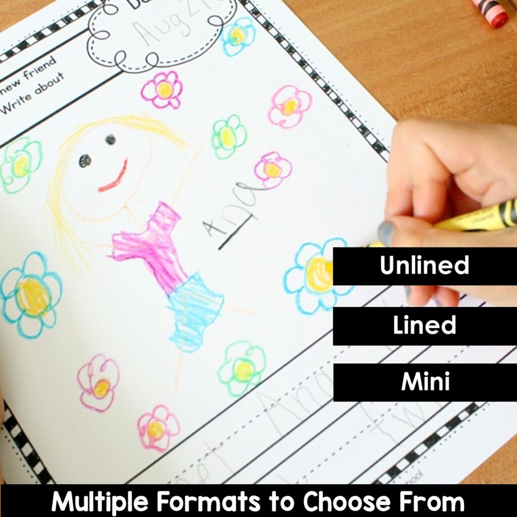 Monthly Writing Journals Year Long Bundle - Preschool Teacher 101