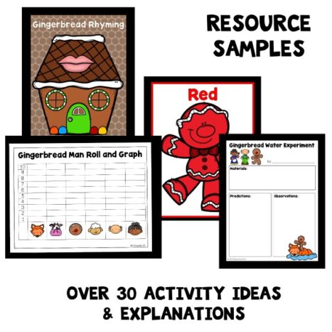 Gingerbread Man Theme Preschool Lesson Plans - Preschool Teacher 101