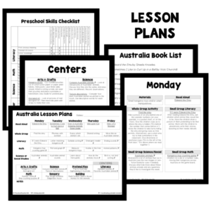 Australia Theme Preschool Classroom Lesson Plans - Preschool Teacher 101