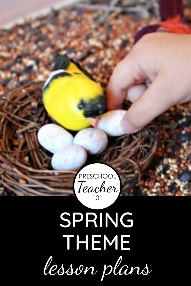 Spring Theme Preschool Classroom Lesson Plans