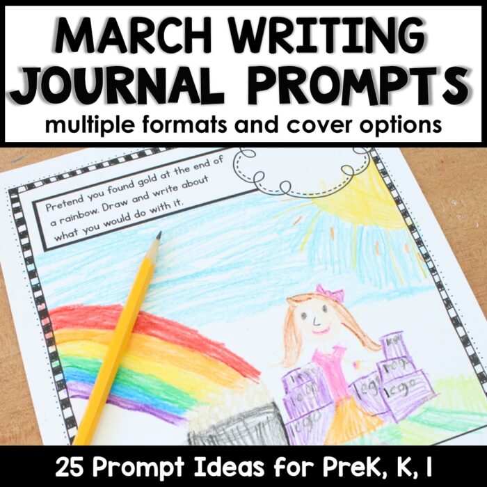 March Writing Journal Prompts - Preschool Teacher 101