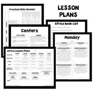 Africa Theme Preschool Classroom Lesson Plans - Preschool Teacher 101