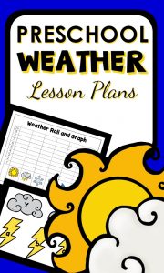 Weather Theme Preschool Classroom Lesson Plans - Preschool Teacher 101