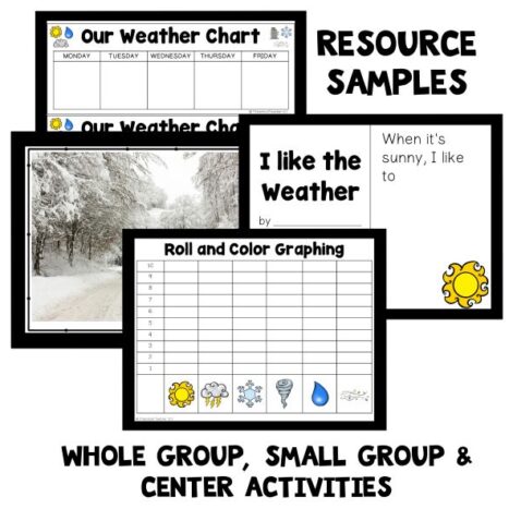 Weather Theme Preschool Classroom Lesson Plans - Preschool Teacher 101