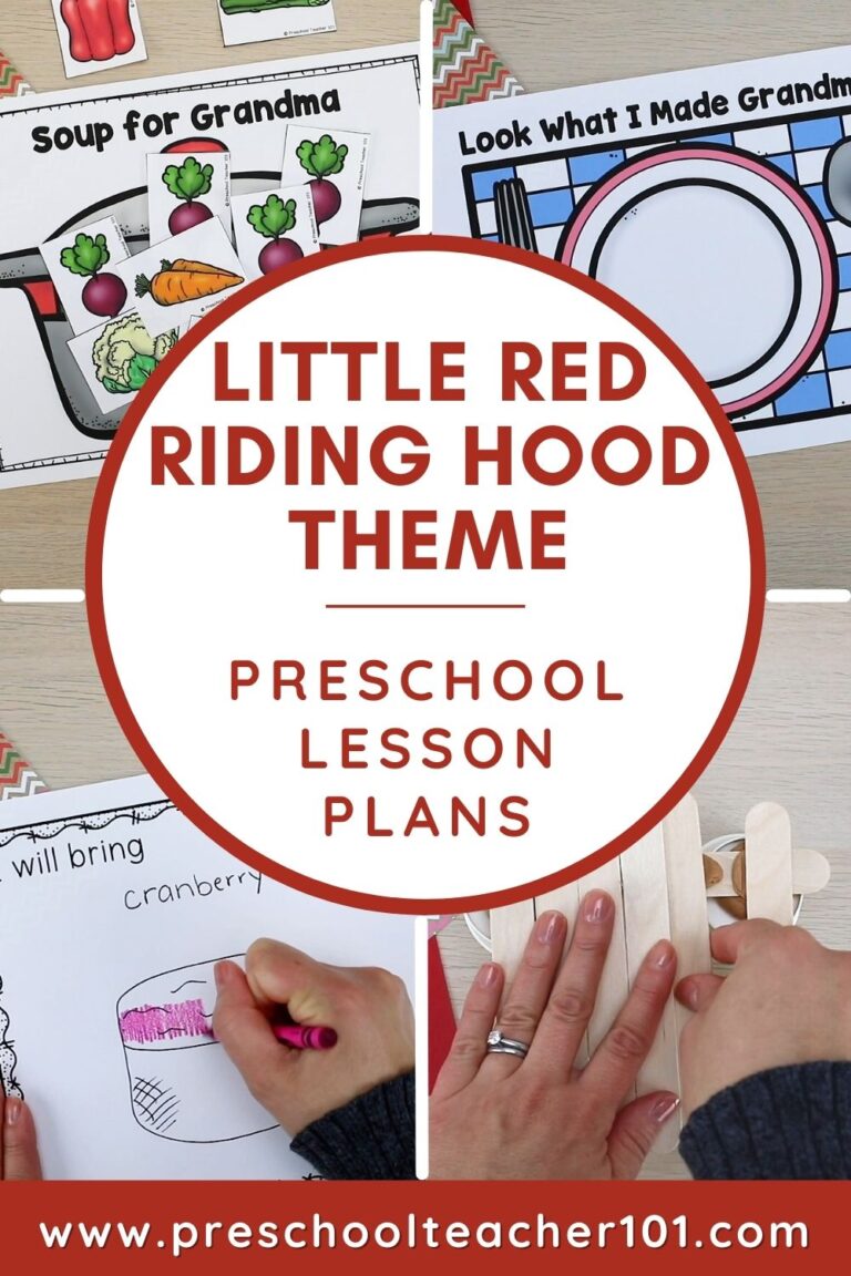 Red Riding Hood Theme Preschool Classroom Lesson Plans - Preschool ...