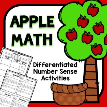 One More One Less Math Centers - Preschool Teacher 101