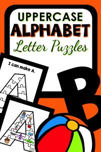 Uppercase Alphabet Puzzles - Preschool Teacher 101
