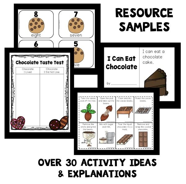 Chocolate Theme Preschool Classroom Lesson Plans - Preschool Teacher 101