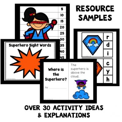 Superhero Theme Preschool Classroom Lesson Plans - Preschool Teacher 101