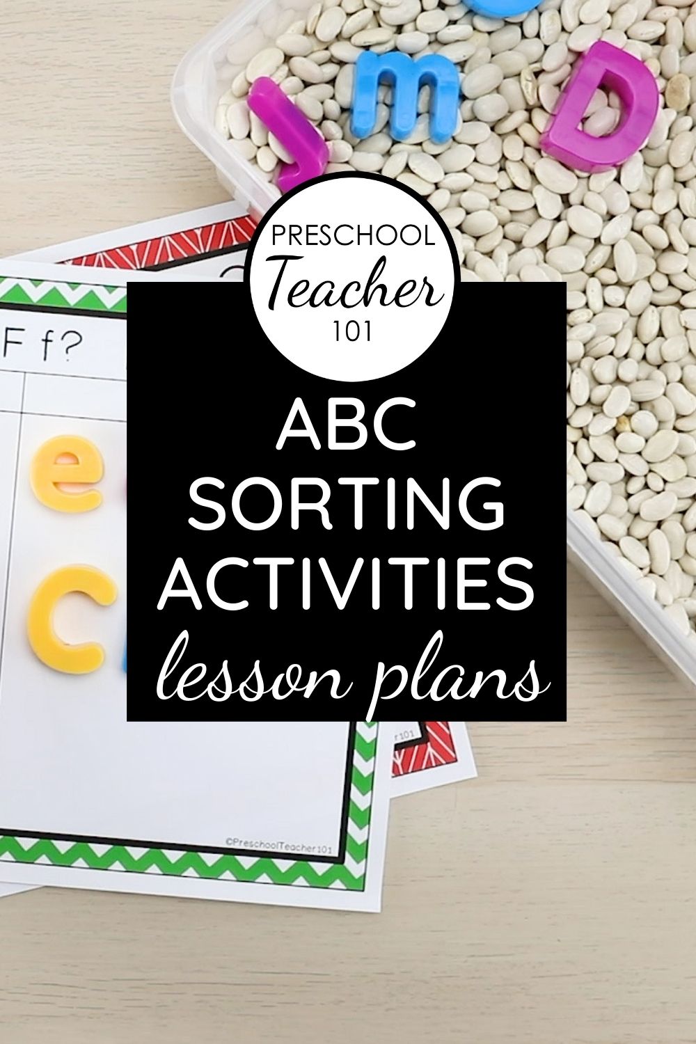 Magnetic Letter Sorting Pack - Preschool Teacher 101
