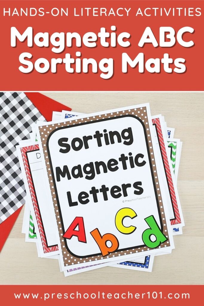 Magnetic Letter Sorting Pack - Preschool Teacher 101