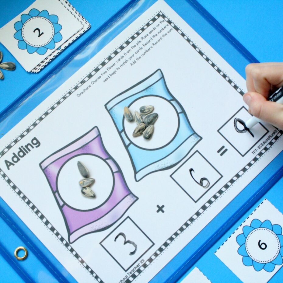 Flower Number Sense Activities - Preschool Teacher 101