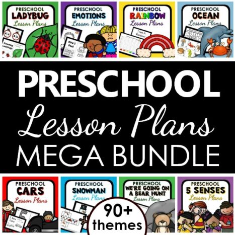 90+ Preschool Lesson Plans Curriculum MEGA Bundle - Preschool Teacher 101