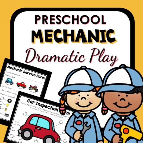 Mechanic Dramatic Play - Preschool Teacher 101