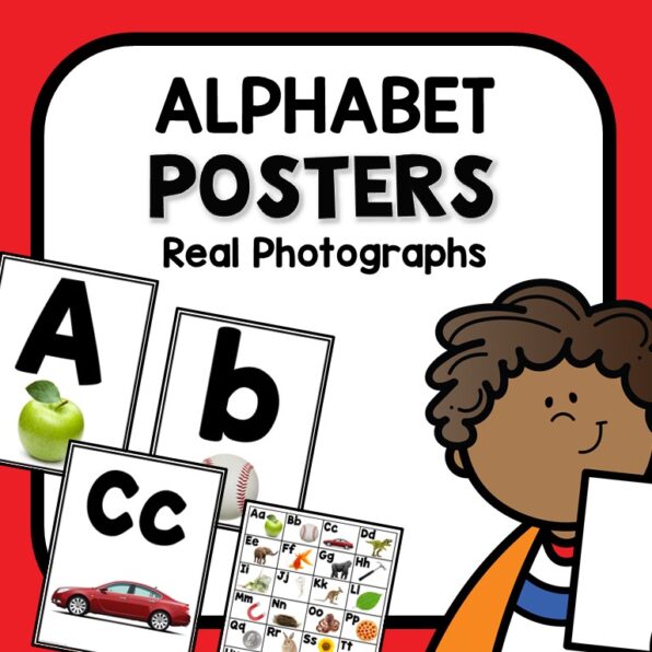 Alphabet Photo Posters and Charts - Preschool Teacher 101