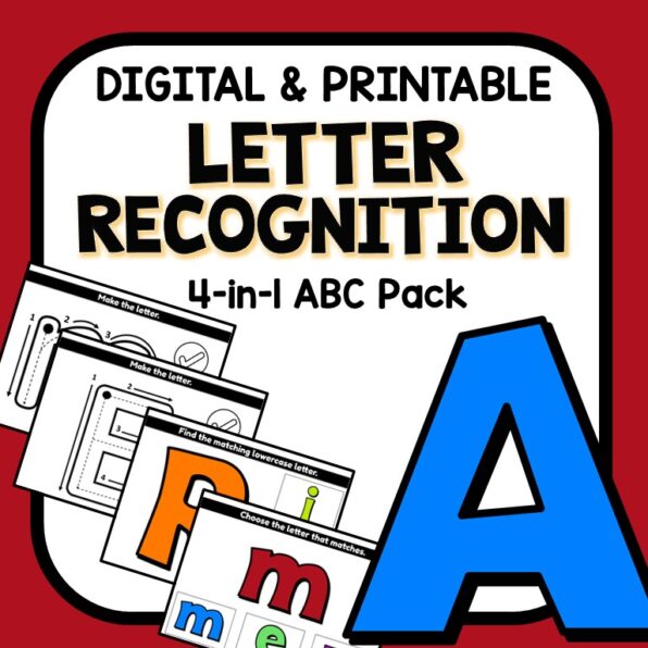 4-in-1 ABC Digital Activities Bundle - Preschool Teacher 101