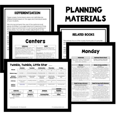 Twinkle Twinkle Little Star Lesson Plans - Preschool Teacher 101