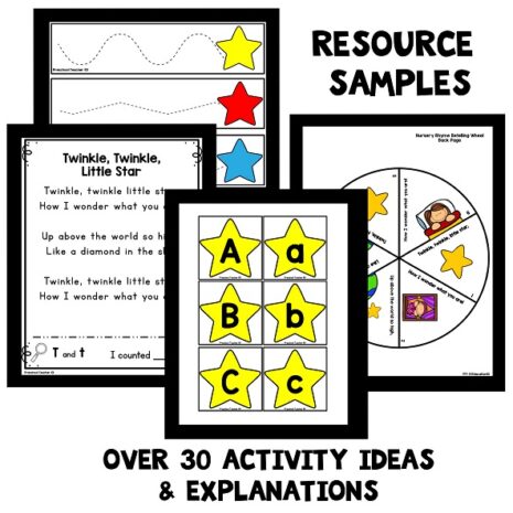 Twinkle Twinkle Little Star Lesson Plans - Preschool Teacher 101