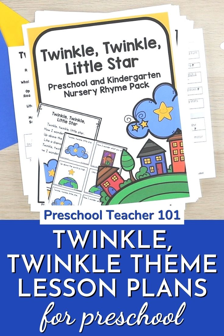 Twinkle Twinkle Little Star Lesson Plans - Preschool Teacher 101