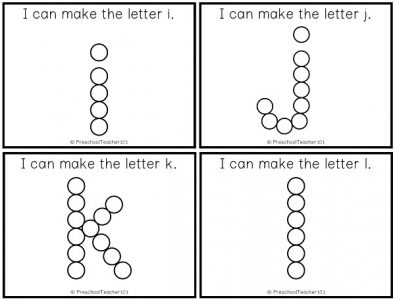 Alphabet Fine Motor Activities-Dots - Preschool Teacher 101
