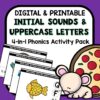 4-in-1 Beginning Sounds Digital Activities Bundle - Preschool Teacher 101