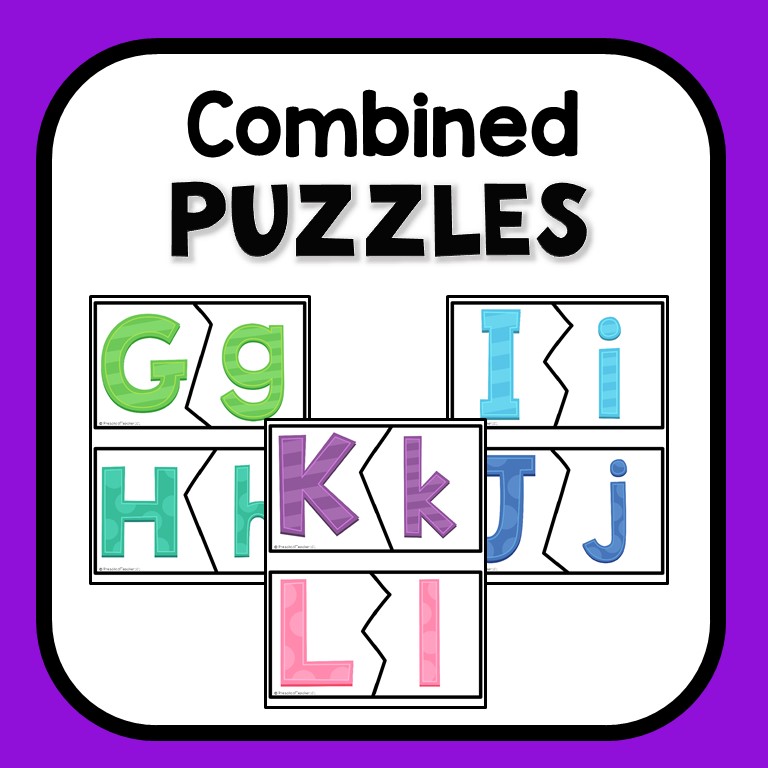 Letter Recognition Alphabet Puzzles - Preschool Teacher 101